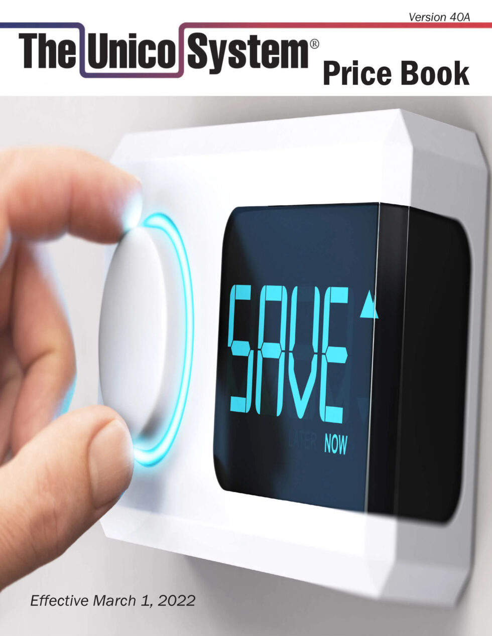 Supplemental Price Book - The Unico System